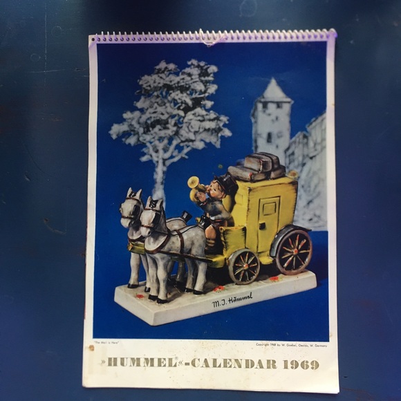 Hummel | Other | Vintage Mi Hummel 969 Collectible Outdated Calendar ...